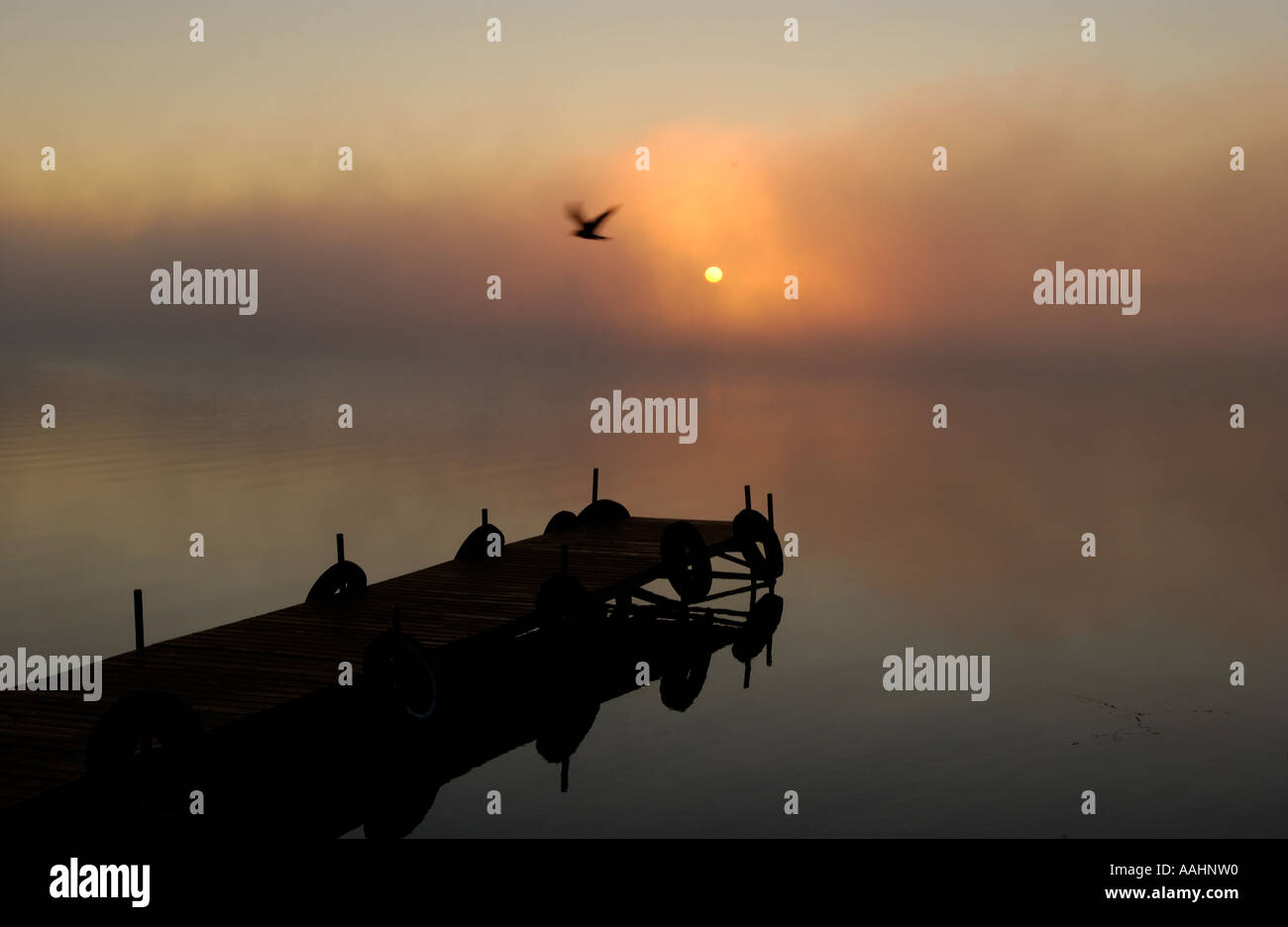 Sunrise lake michigan fishing hi-res stock photography and images - Alamy