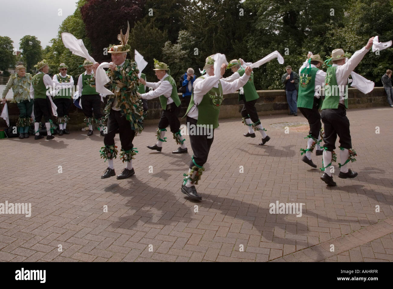 Morris dancers at Lichfield City Carnival Stock Photo - Alamy