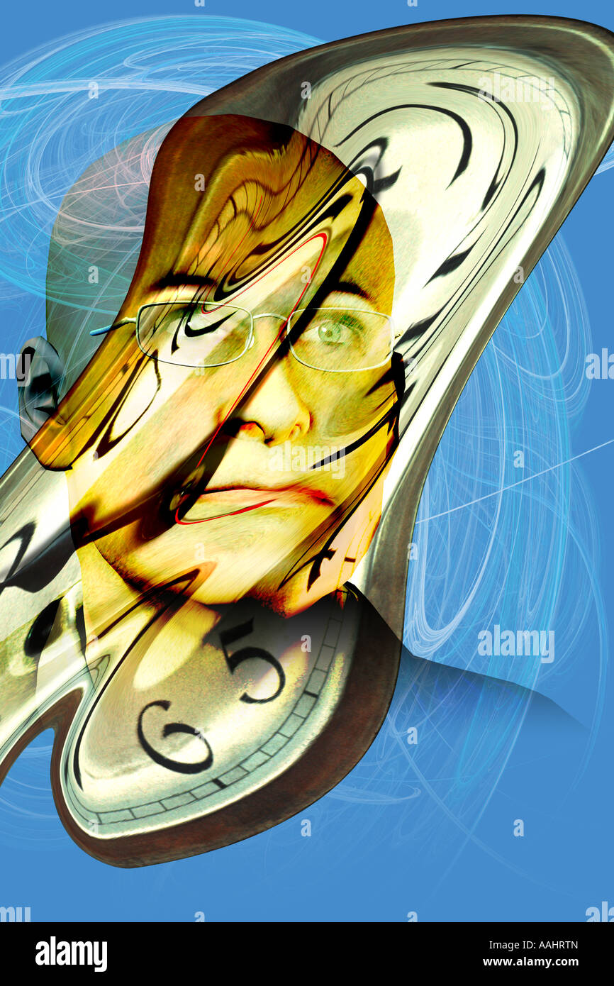 Warped Clock High Resolution Stock Photography and Images - Alamy