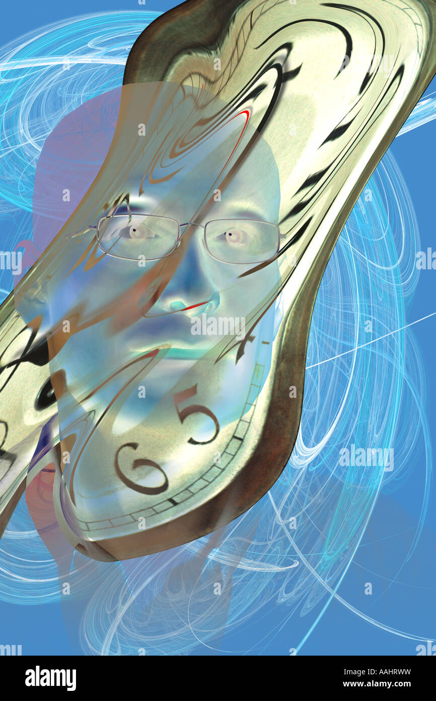 Warped clock hi-res stock photography and images - Alamy