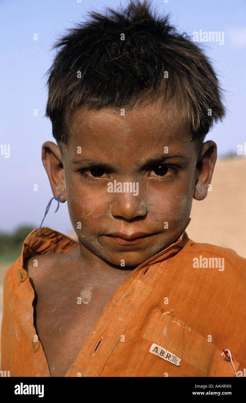 Portrait on an Afghan boy Stock Photo - Alamy