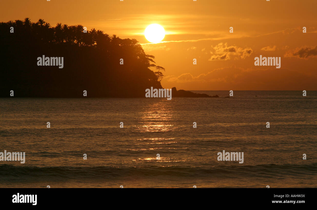 Kata Beach sunset Stock Photo - Alamy