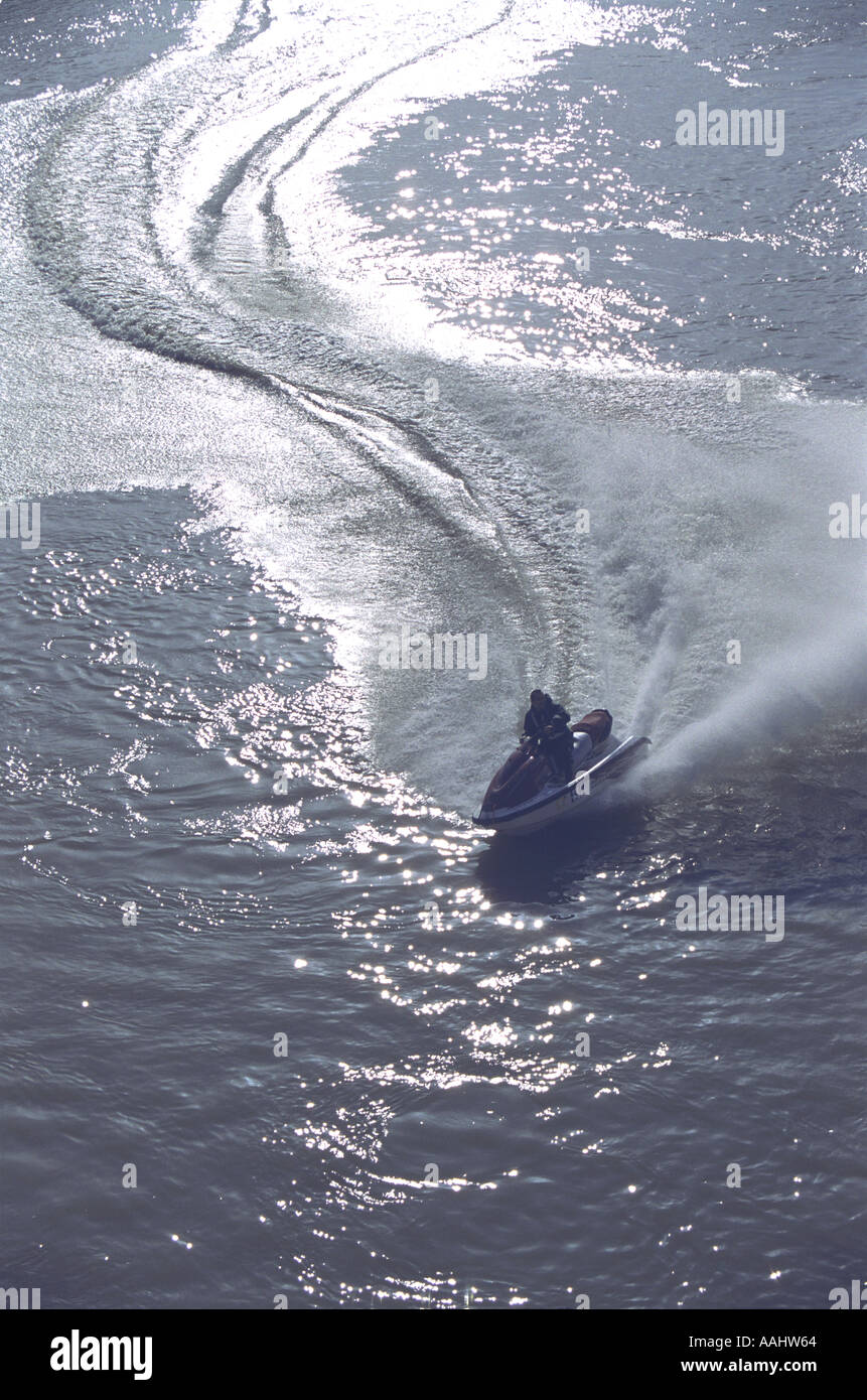 jet ski on water Stock Photo - Alamy