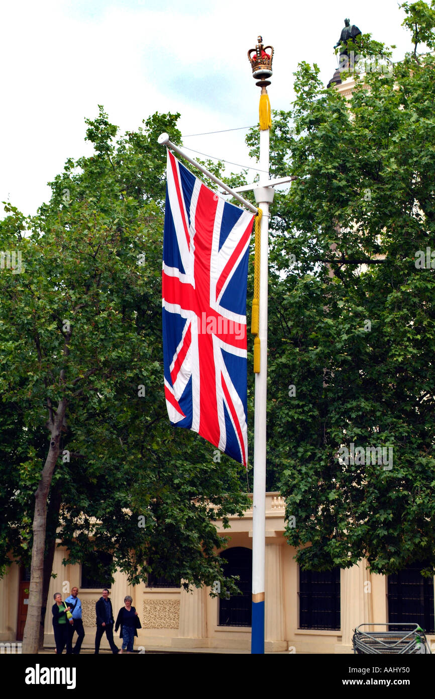Union Jack flag in London Stock Photo - Alamy