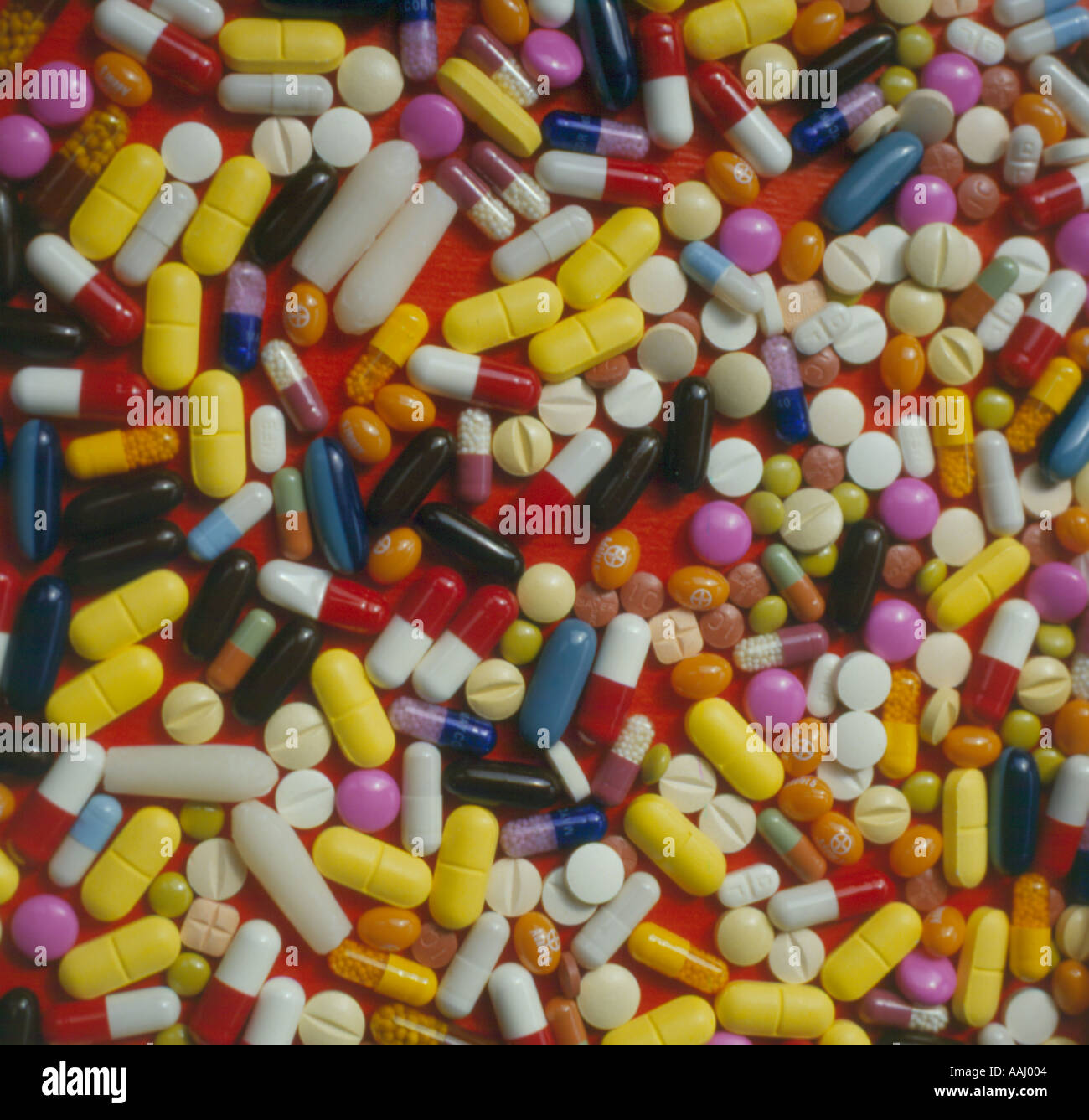 Different pills on display. Photo by Willy Matheisl Stock Photo - Alamy