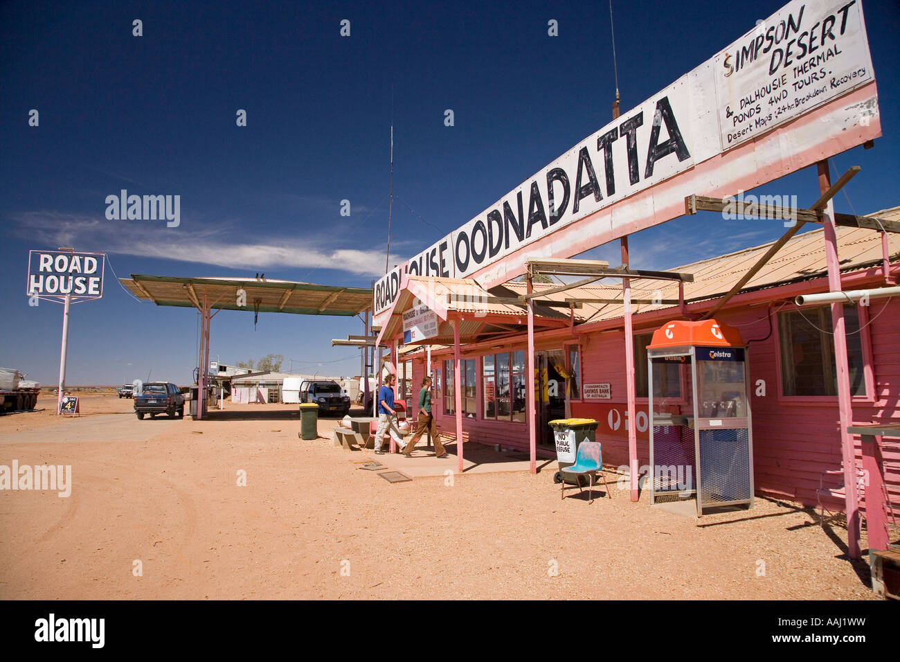 The Pink Road House Oodnadatta Oodnadatta Track Outback South Australia ...