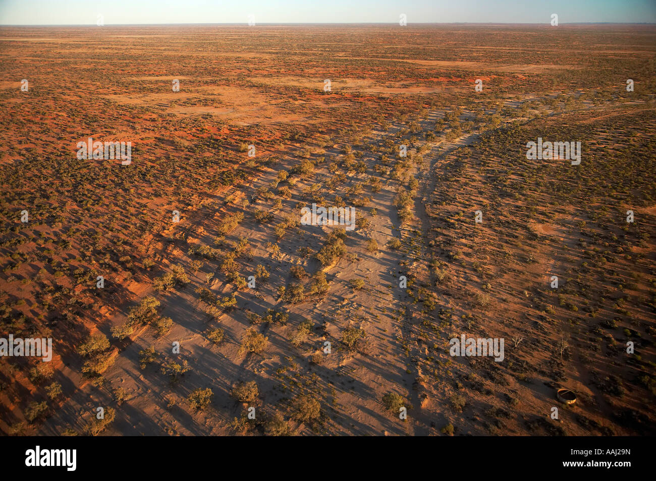 Dry River Bed near William Creek Outback South Australia Australia ...