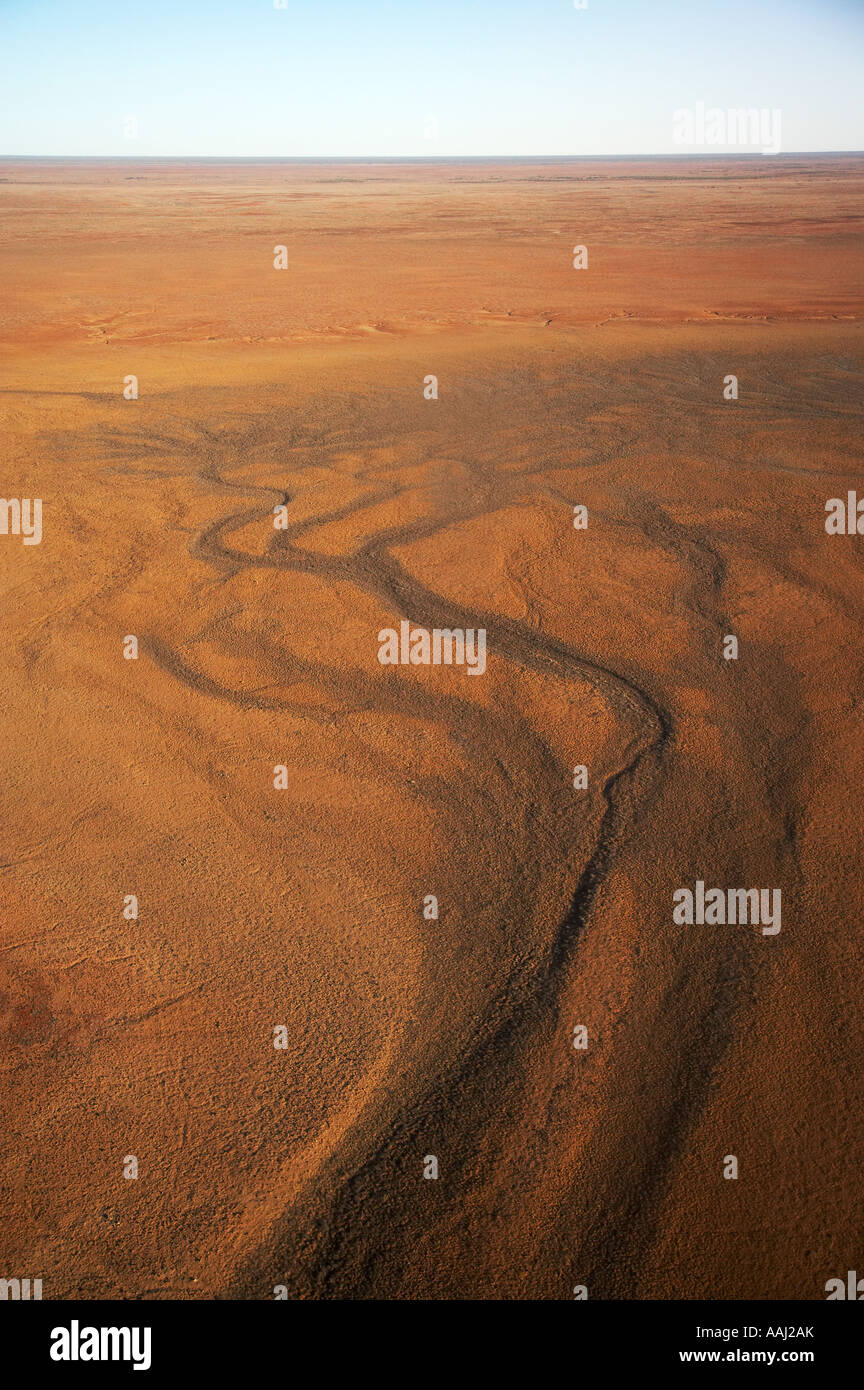Dry River Bed near William Creek Outback South Australia Australia ...
