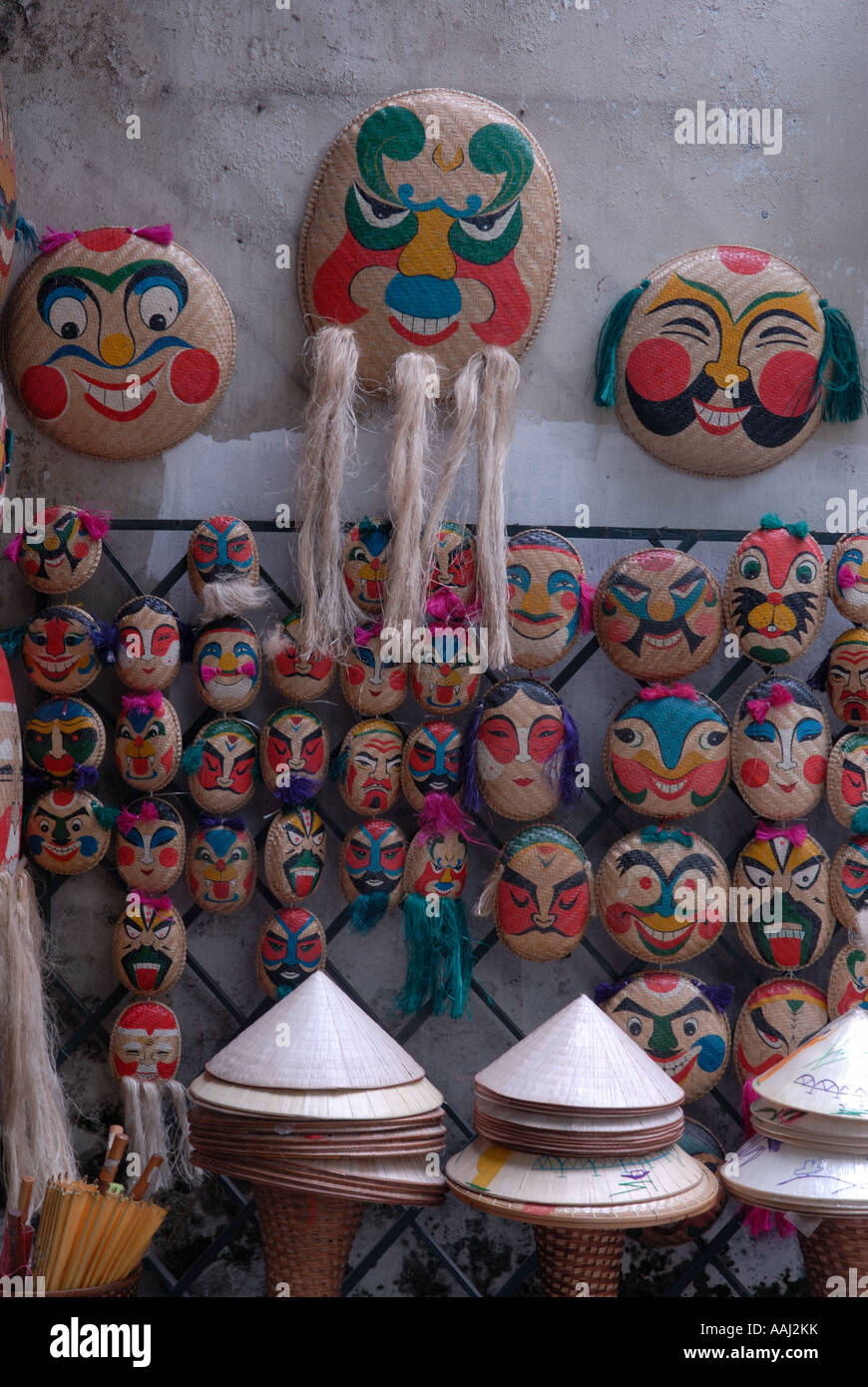 Hanoi mask shop Stock Photo - Alamy