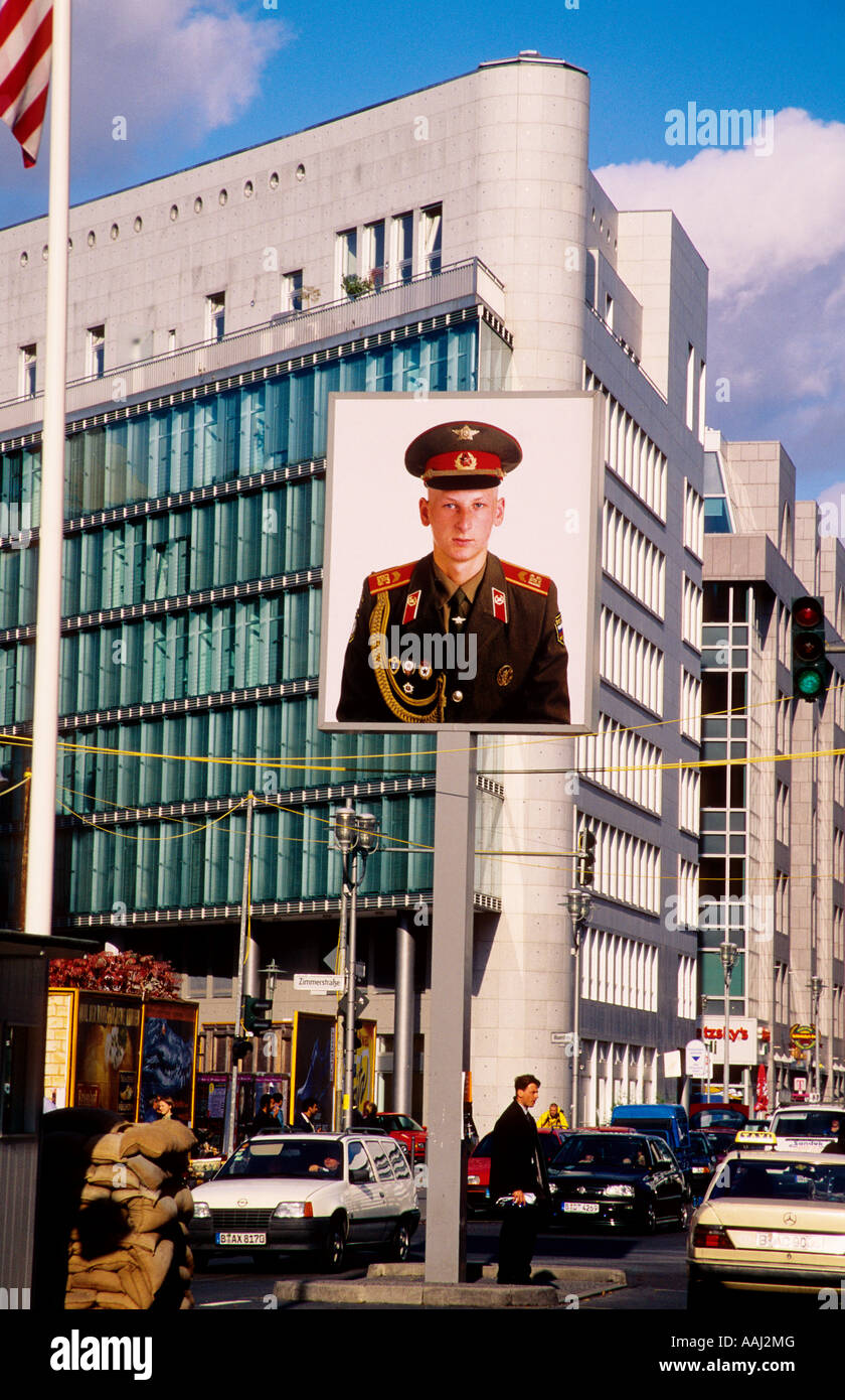 Checkpoint charlie portrait soviet soldier hi-res stock photography and ...