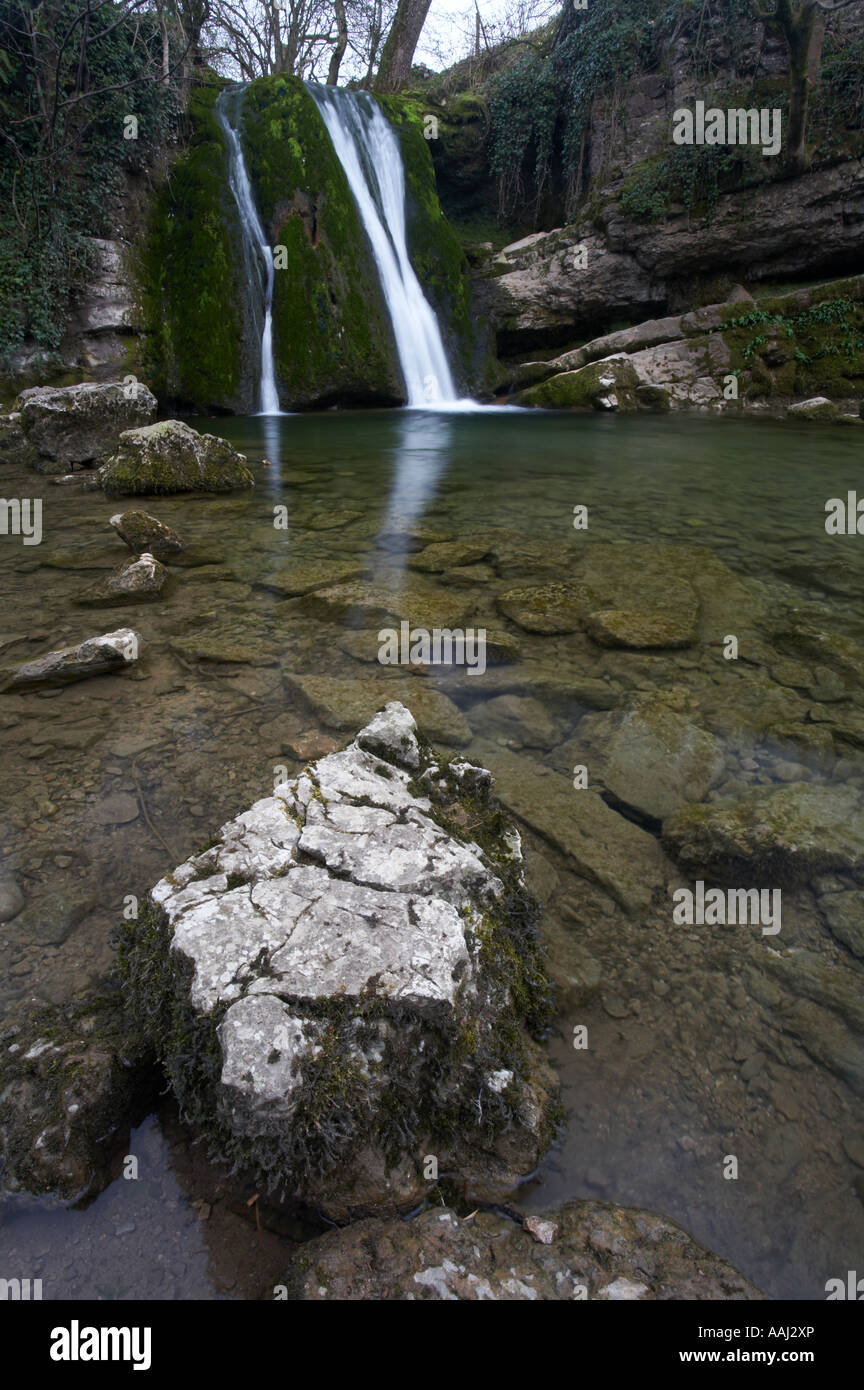 Janet's Foss, Malham, Yorkshire, England Stock Photo - Alamy
