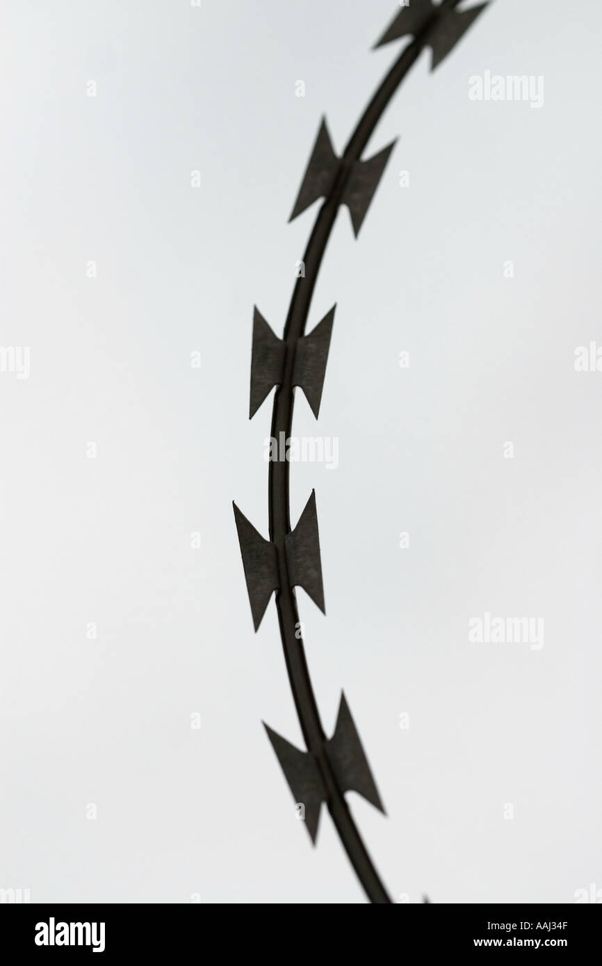 Razor wire injury hi-res stock photography and images - Alamy