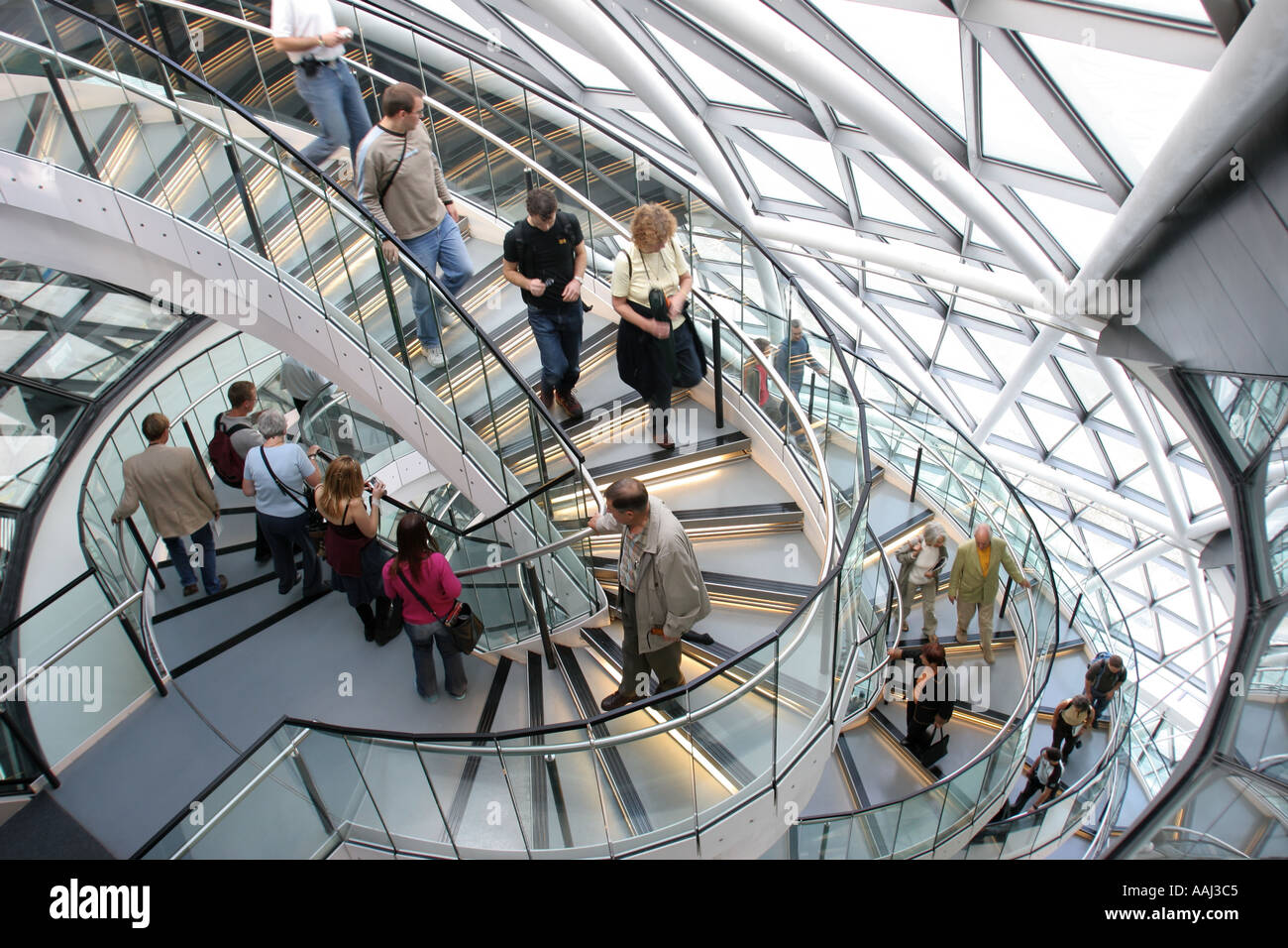 City Hall Interior London England UK Stock Photo - Alamy