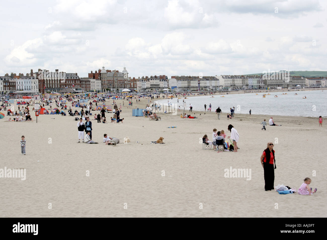 Weymouth beach on the Dorset Coast in the UK Stock Photo - Alamy