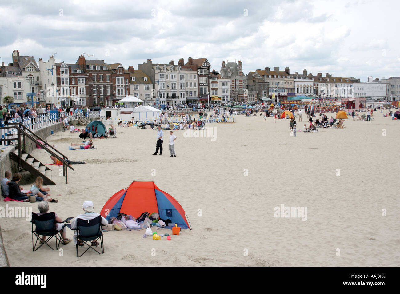 Weymouth beach on the Dorset Coast in the UK Stock Photo - Alamy