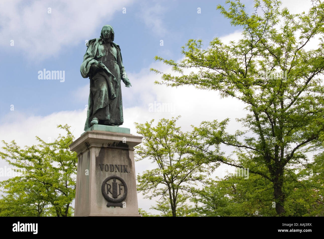 Statue of Vodnik Ljubljana Slovenia Stock Photo - Alamy