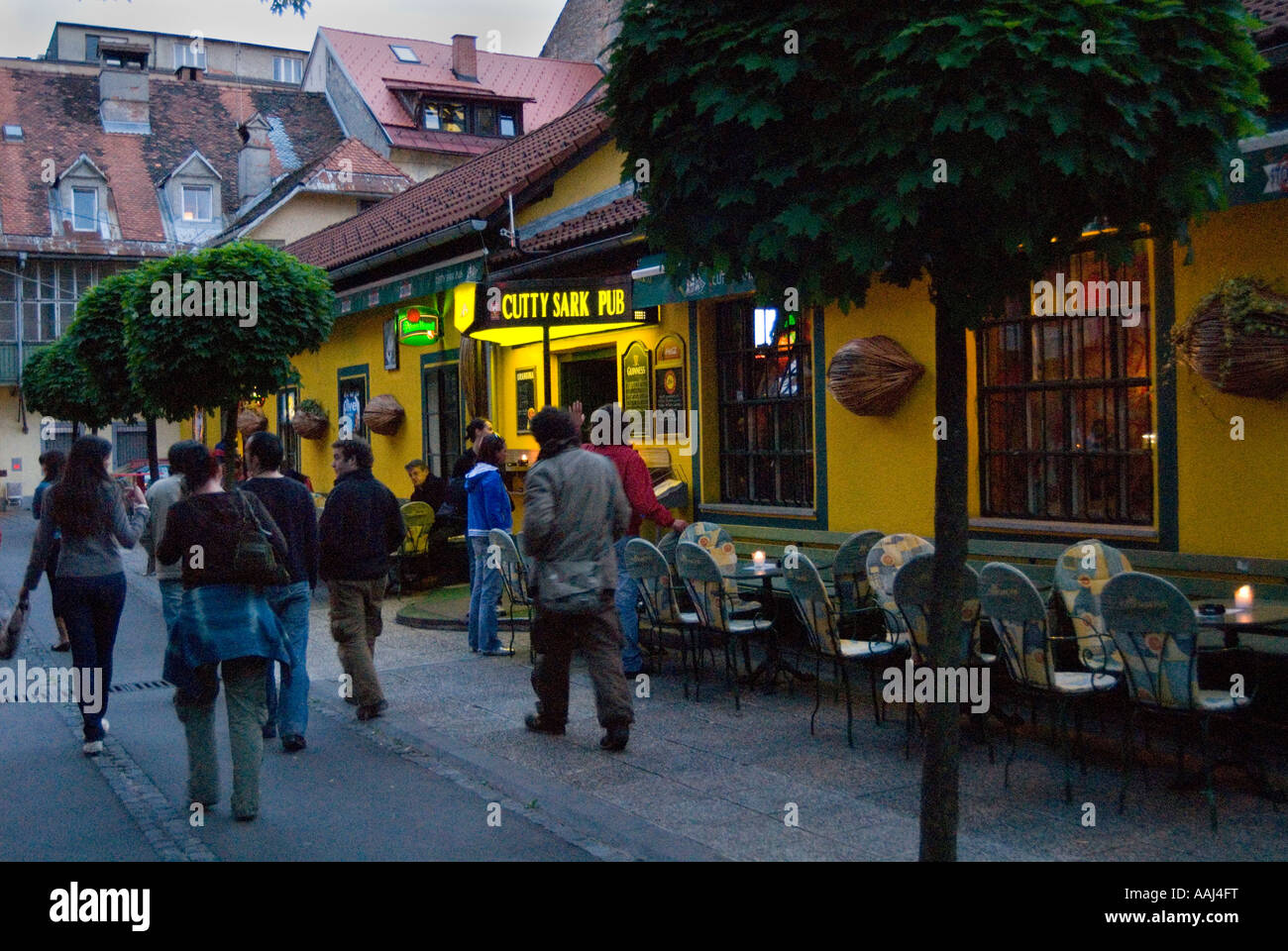 Cutty Sark Pub Ljubljana Slovenia Stock Photo - Alamy