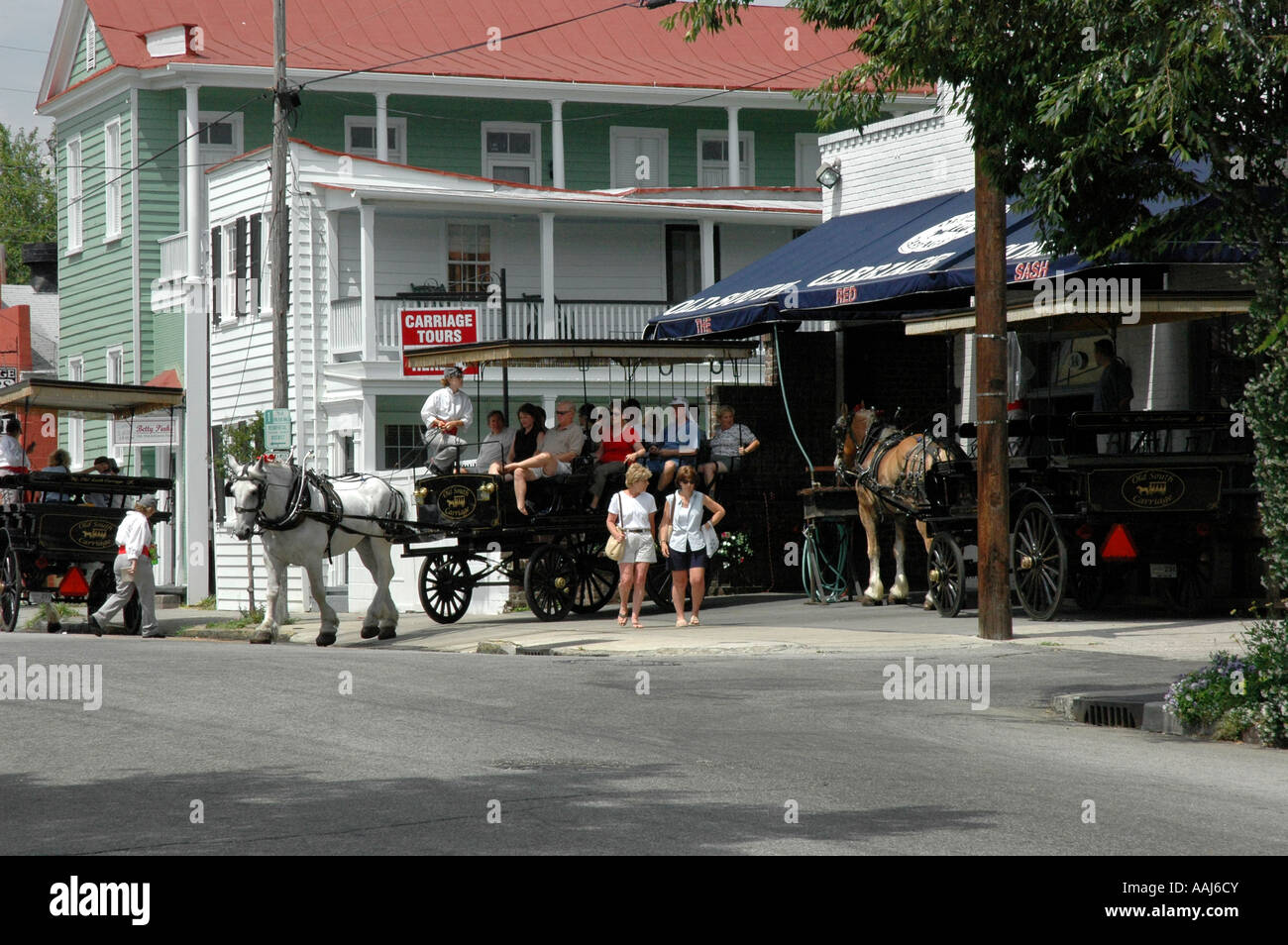 carriage station, Charleston, South Carolina Stock Photo - Alamy