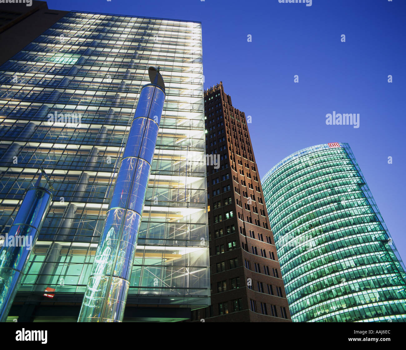 Europa Europe Germany Deutschland Berlin Potsdamer Platz Square Stock ...