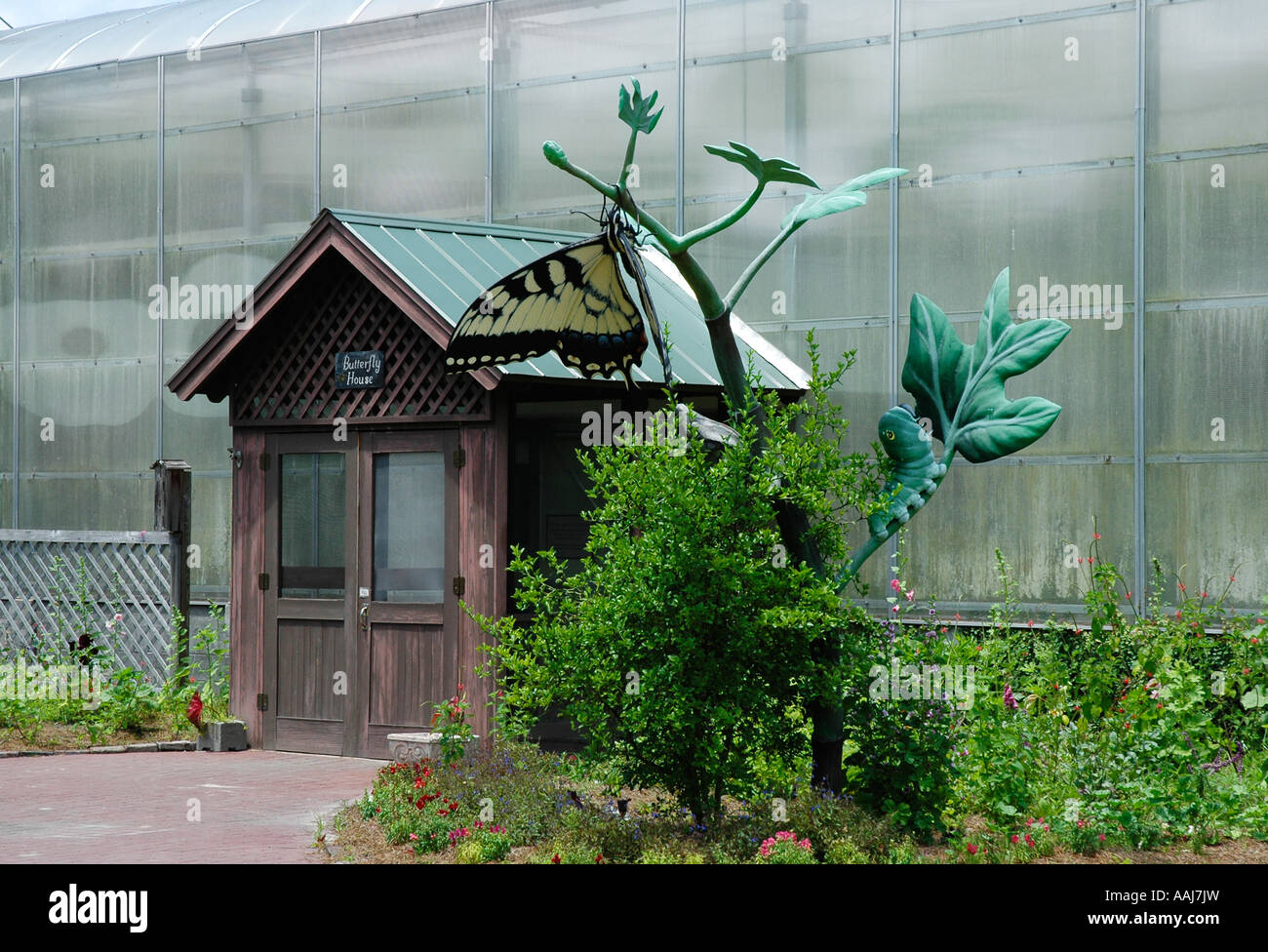 Butterfly house at Cypress Gardens Moncks Corner SC Stock Photo - Alamy