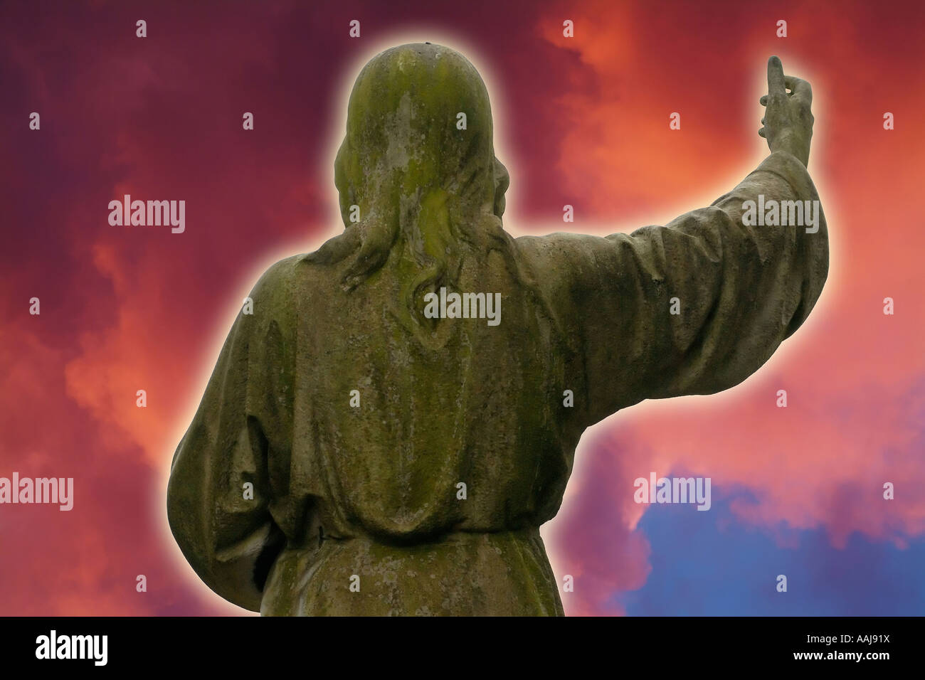 Benediction of jesus statue hi-res stock photography and images - Alamy