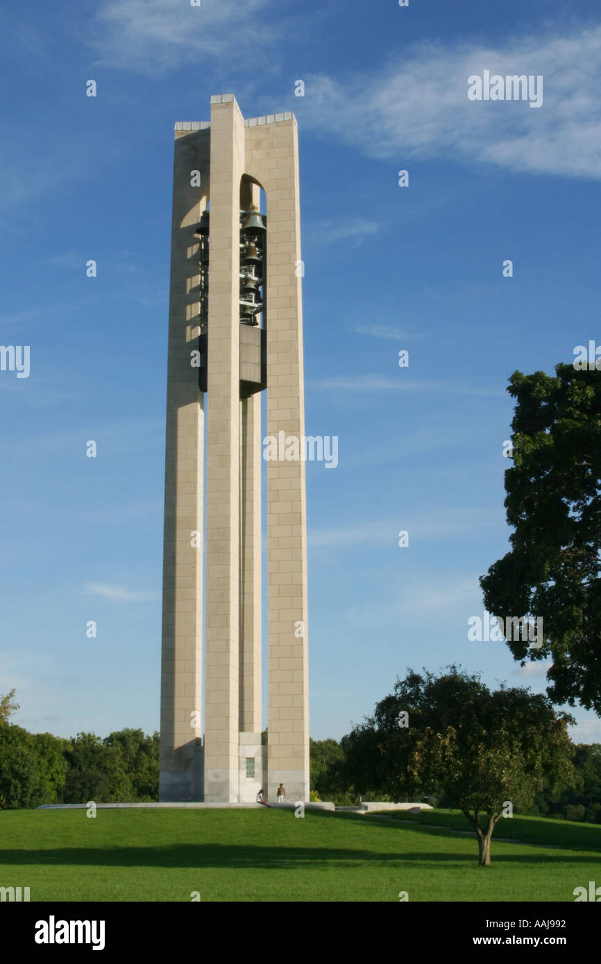 Deeds Carillon Bell tower in Dayton Ohio Stock Photo - Alamy