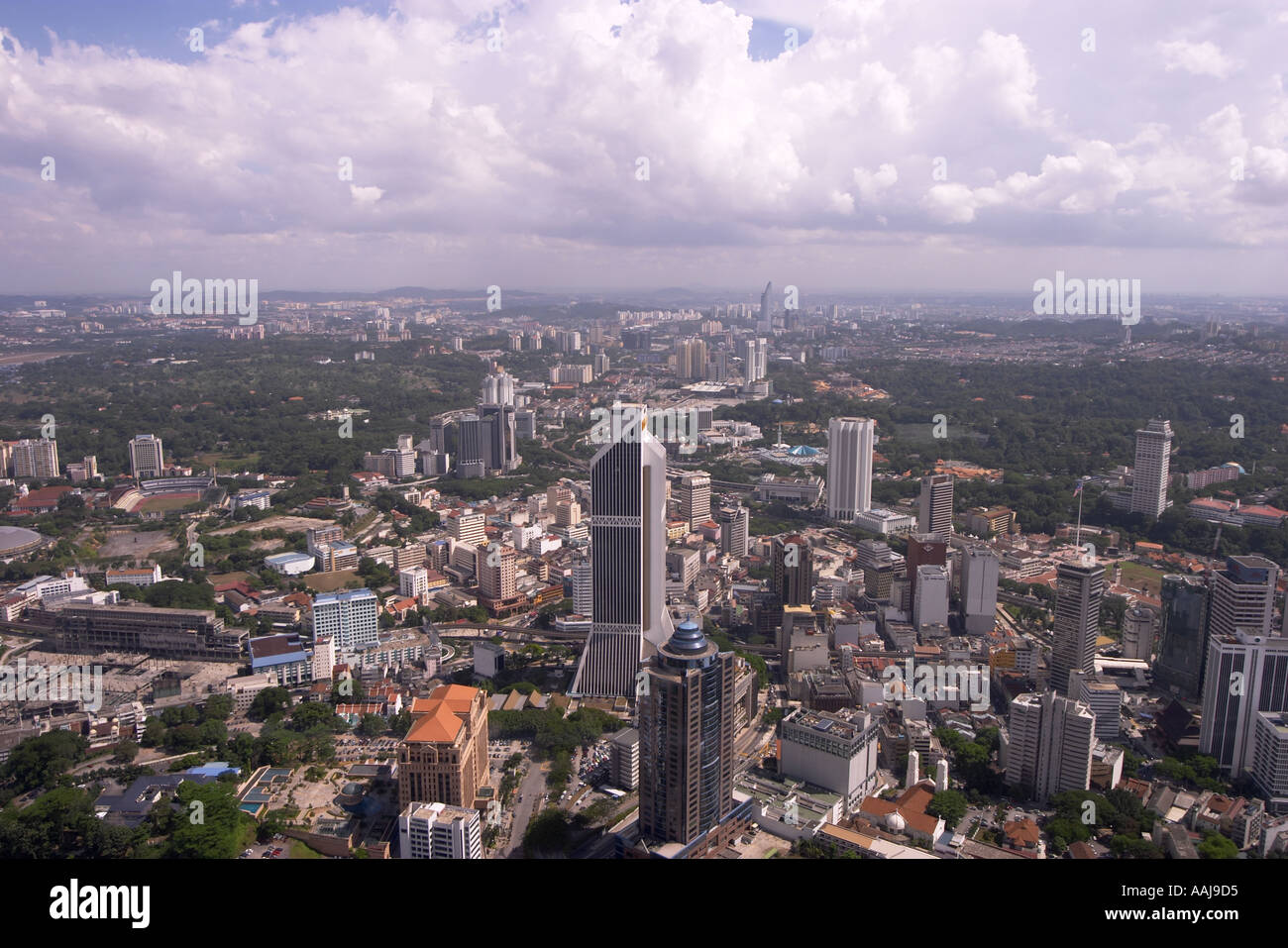 Kuala Lumpur aerial view from Menara tower version 2 Stock Photo - Alamy
