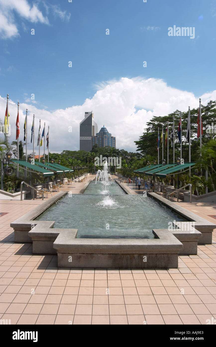 Kuala Lumpur terrace below Menara tower Stock Photo - Alamy