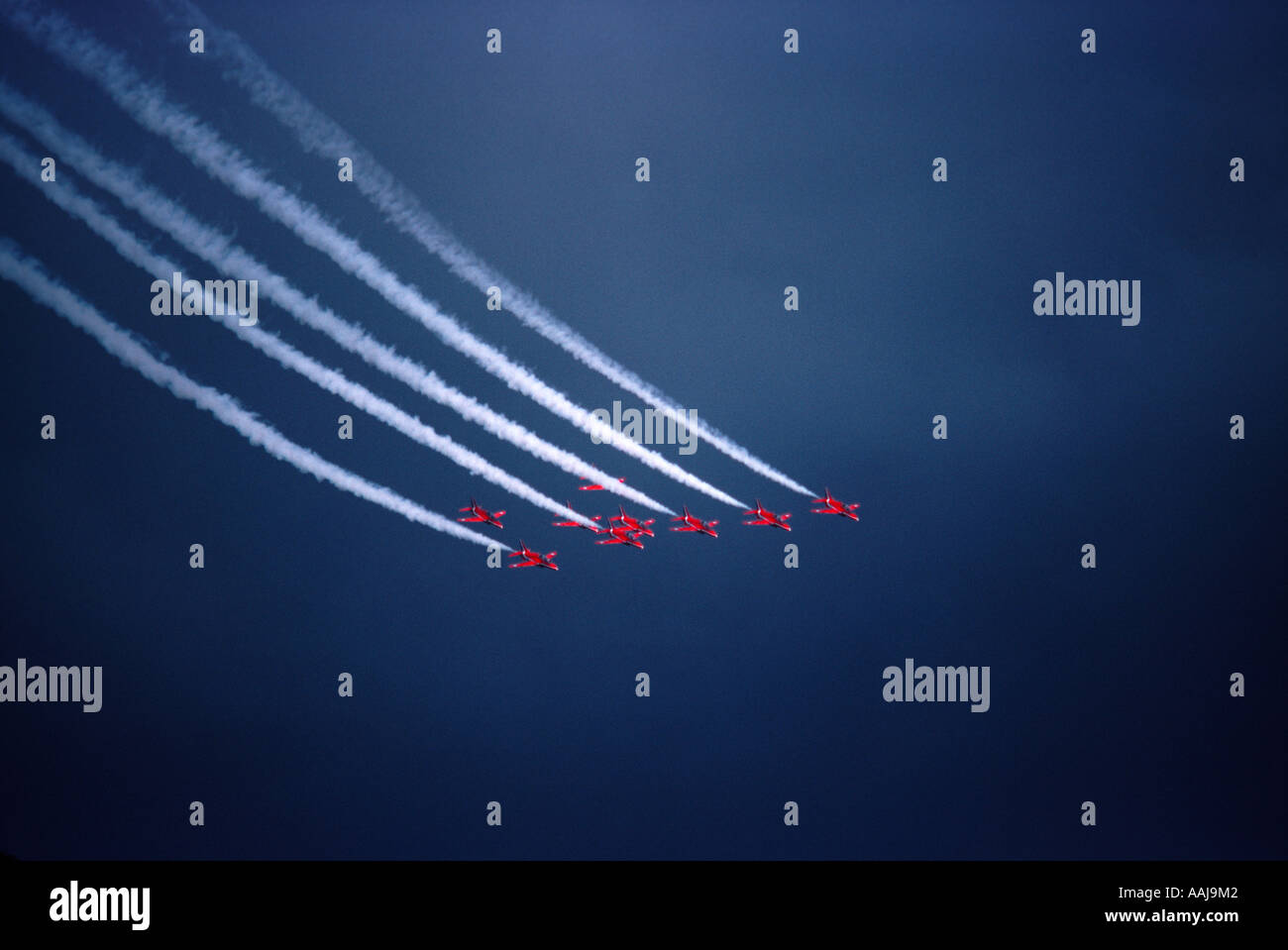 RAF Red Arrows Display Team Stock Photo - Alamy