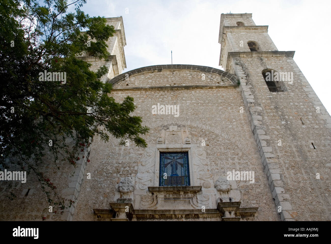 iglesia de jesus church facade in merida mexico Stock Photo - Alamy