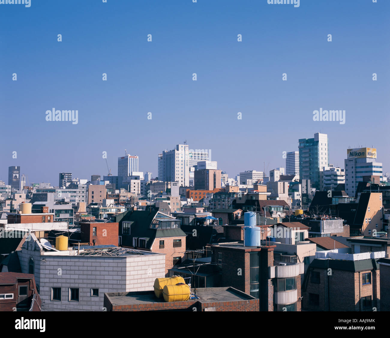 Residential area scenery Stock Photo - Alamy