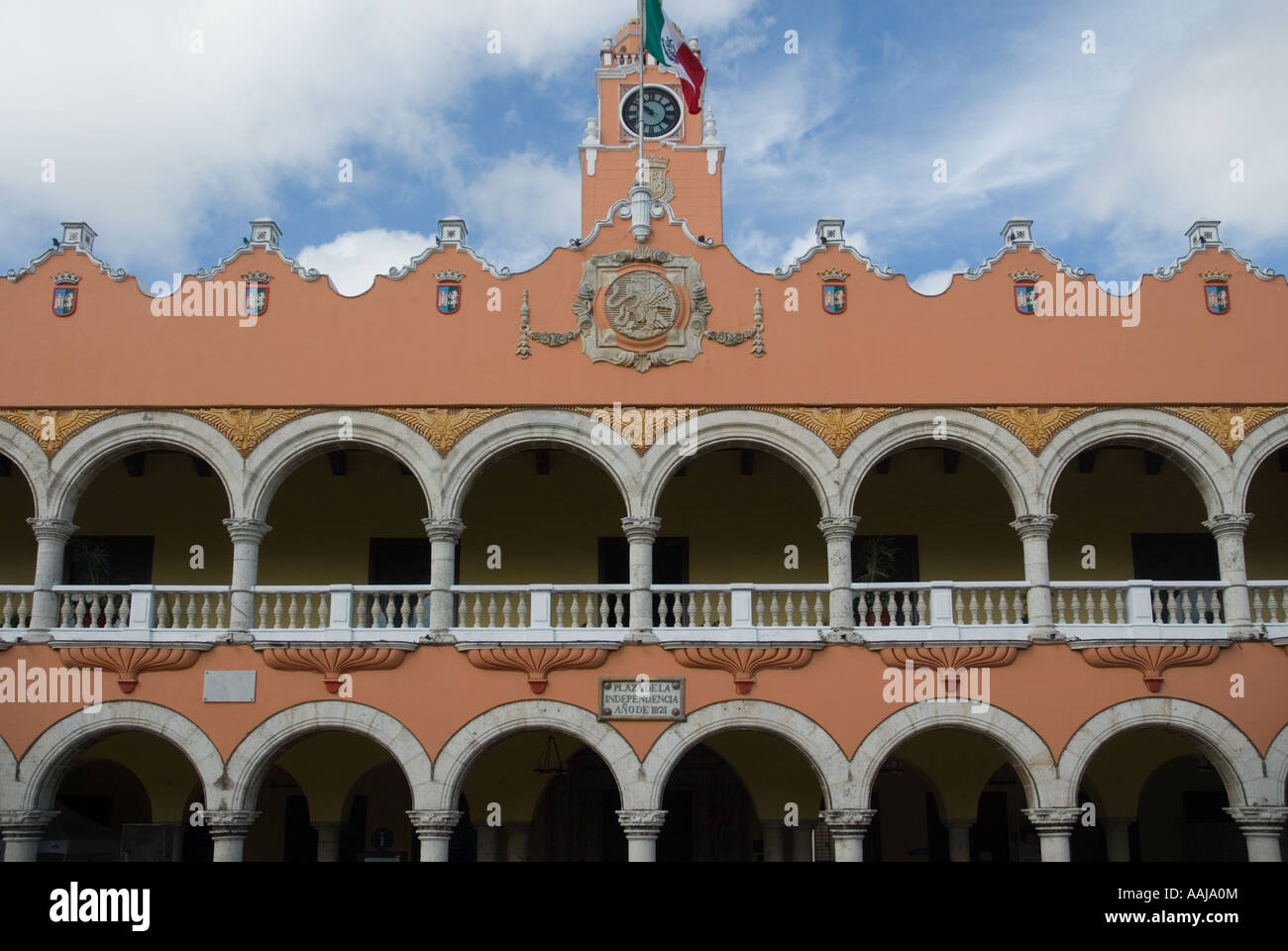 Merida downtown in Mexico Stock Photo - Alamy