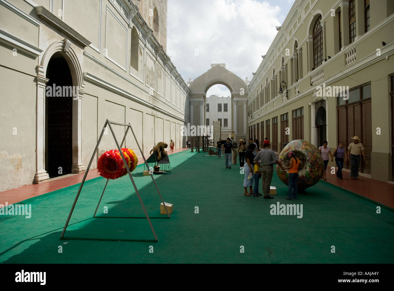 Merida modern art exhibition Stock Photo - Alamy