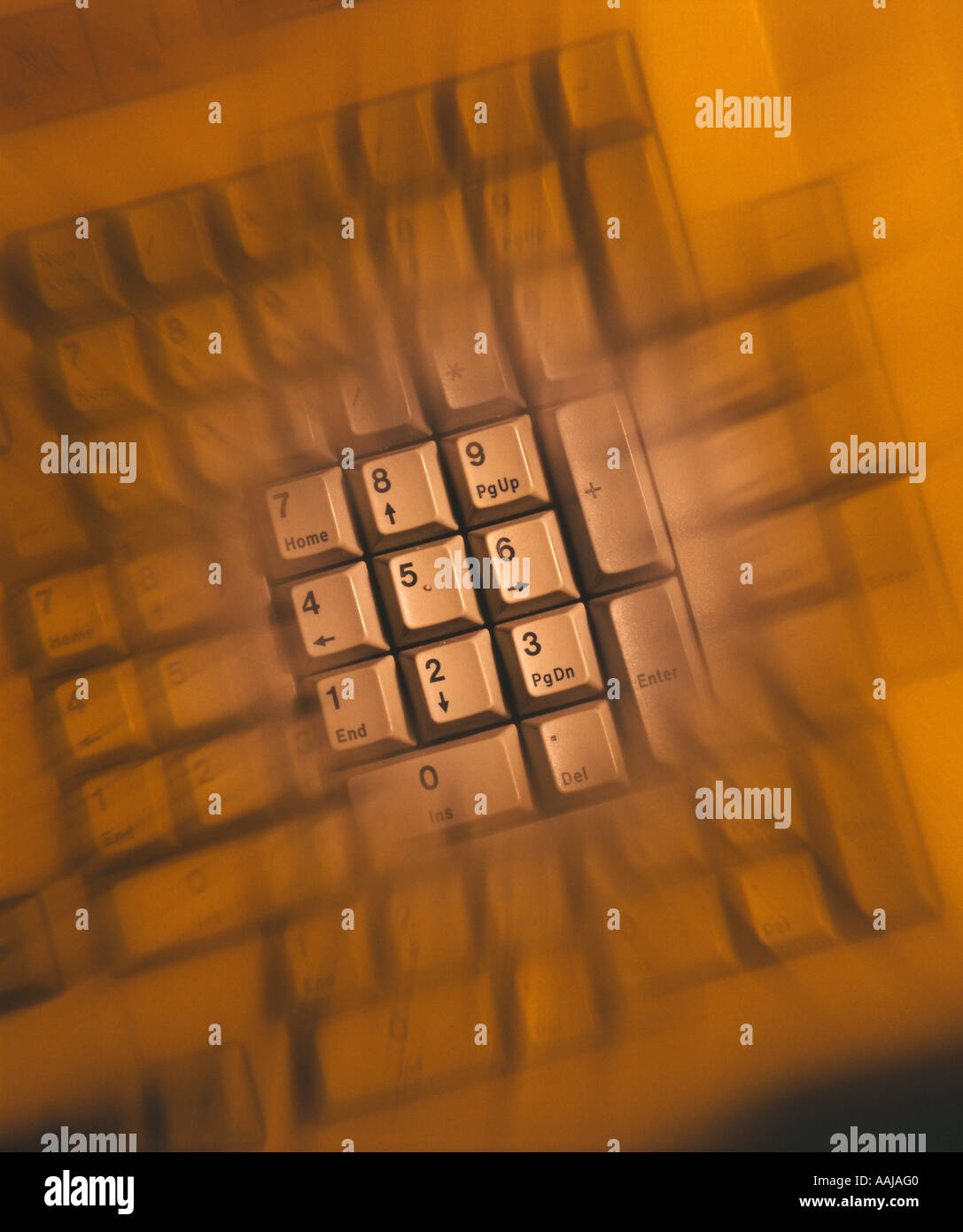 Computer keyboard number pad Stock Photo - Alamy