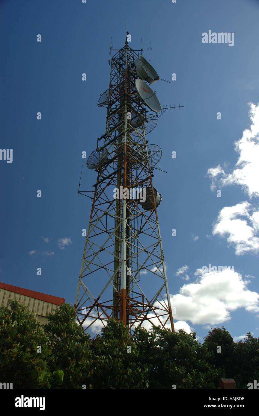 Telstra communication mast North Queensland Stock Photo - Alamy