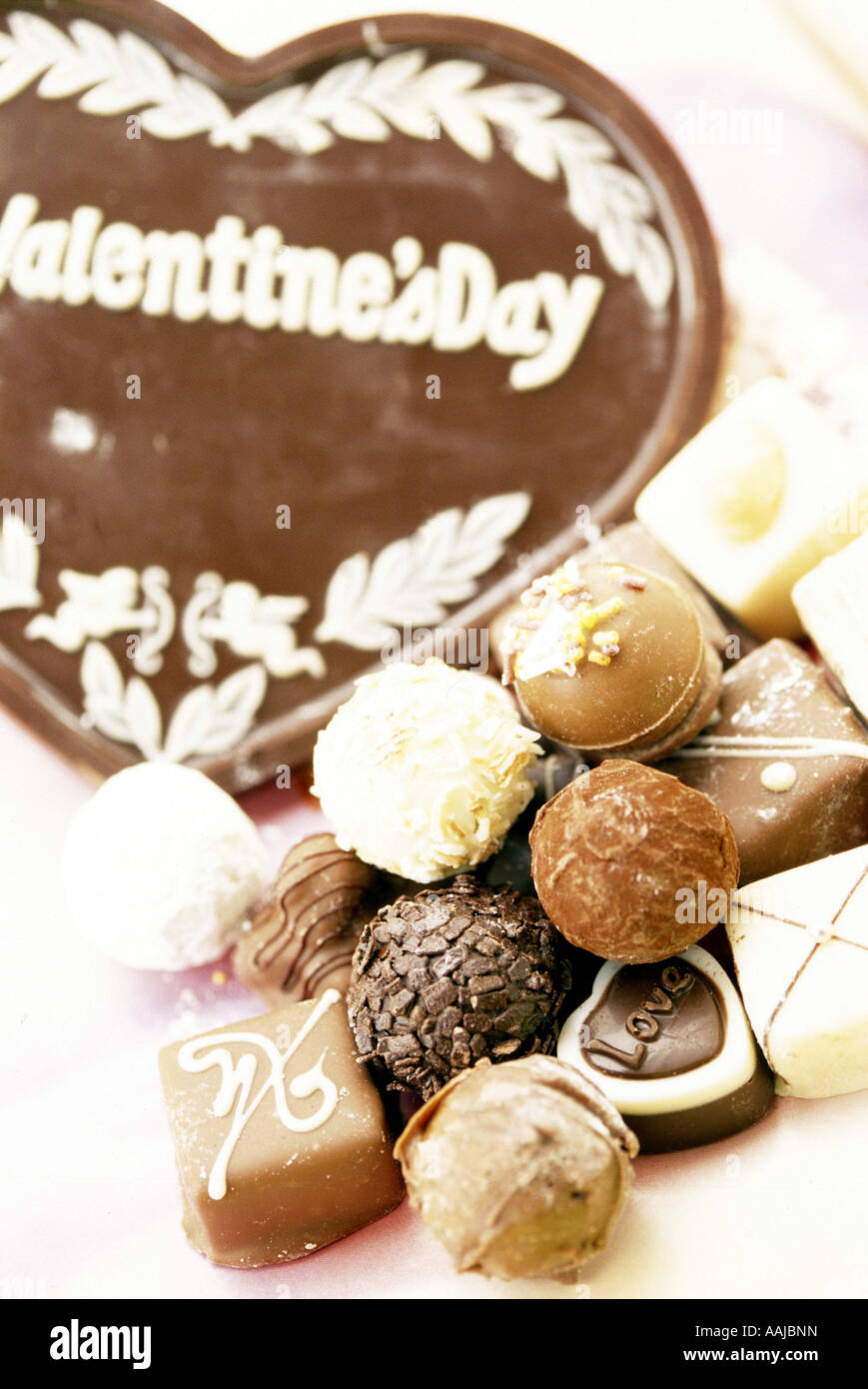 St. Valentine's day chocolate Stock Photo - Alamy