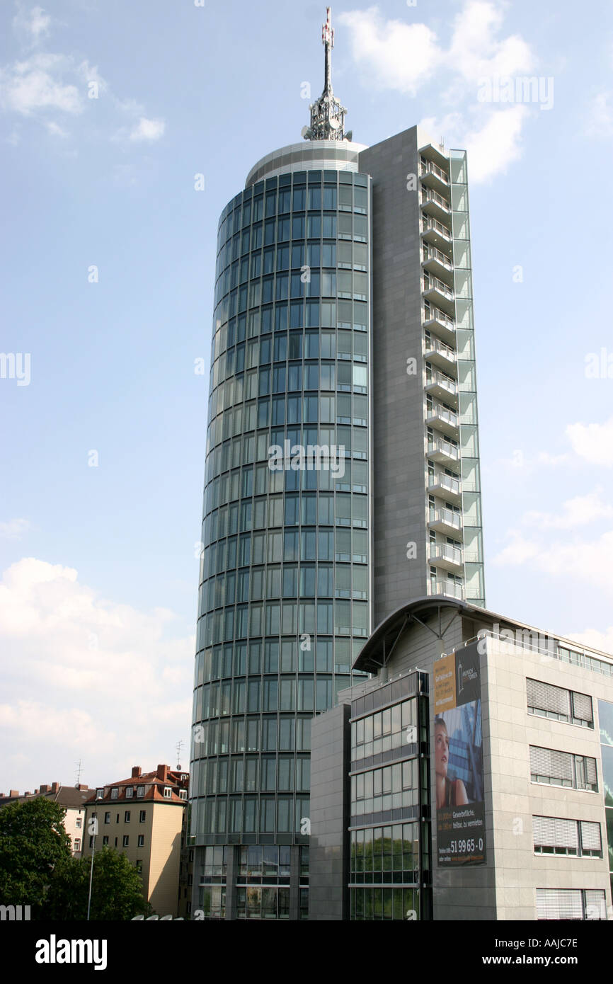 Munich City Tower modern high rise building Bavaria Germany Stock Photo ...