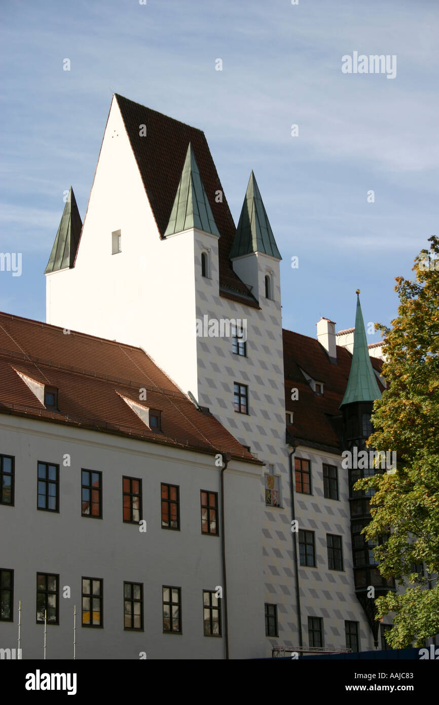 Alter Hof Medieval Castle and royal residence Munich Bavaria Germany ...
