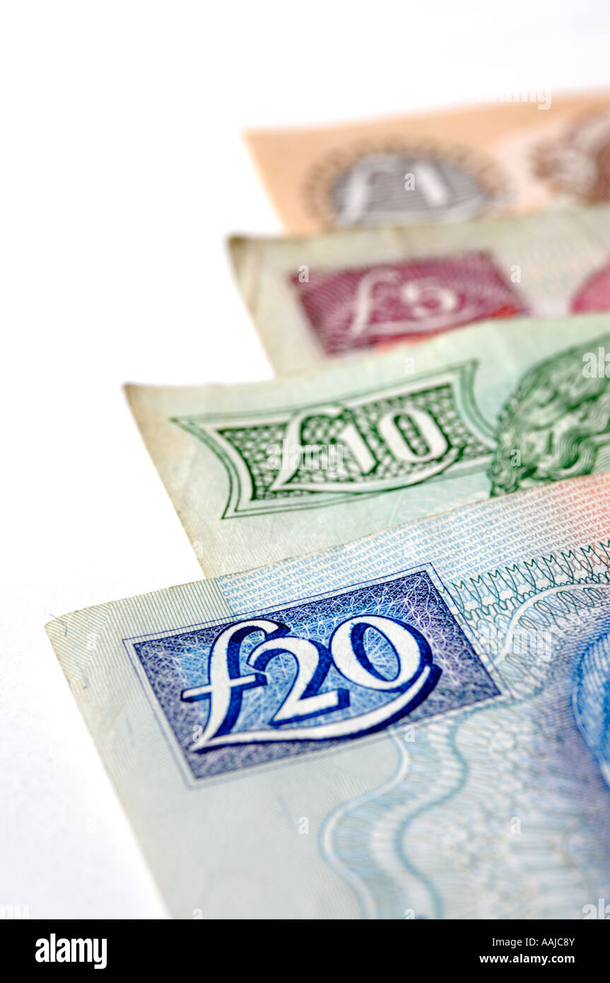 Cyprus pounds Bills banknotes notes money Stock Photo - Alamy