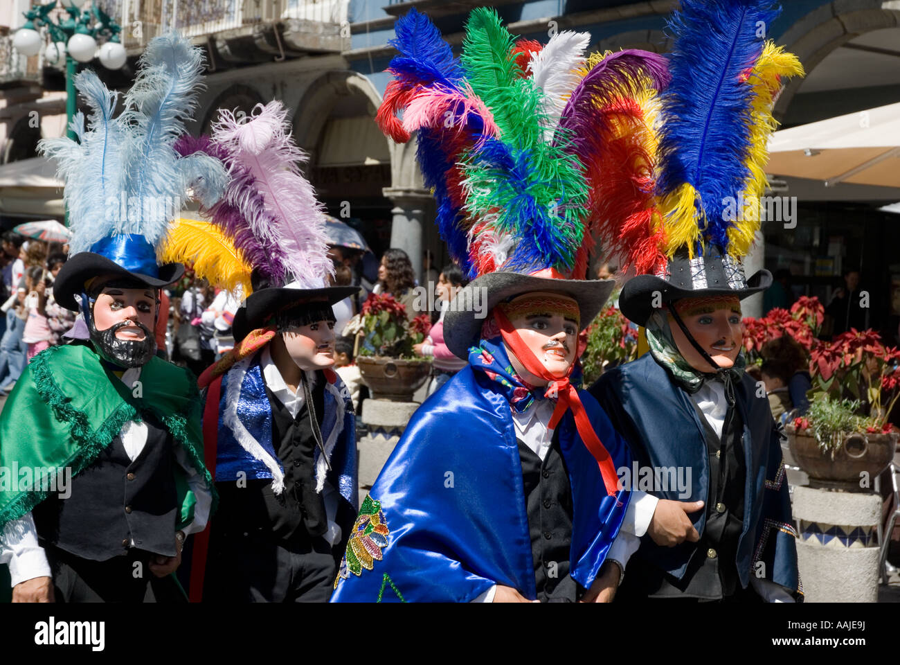 dancing mask carnival of puebla, mexico Stock Photo - Alamy
