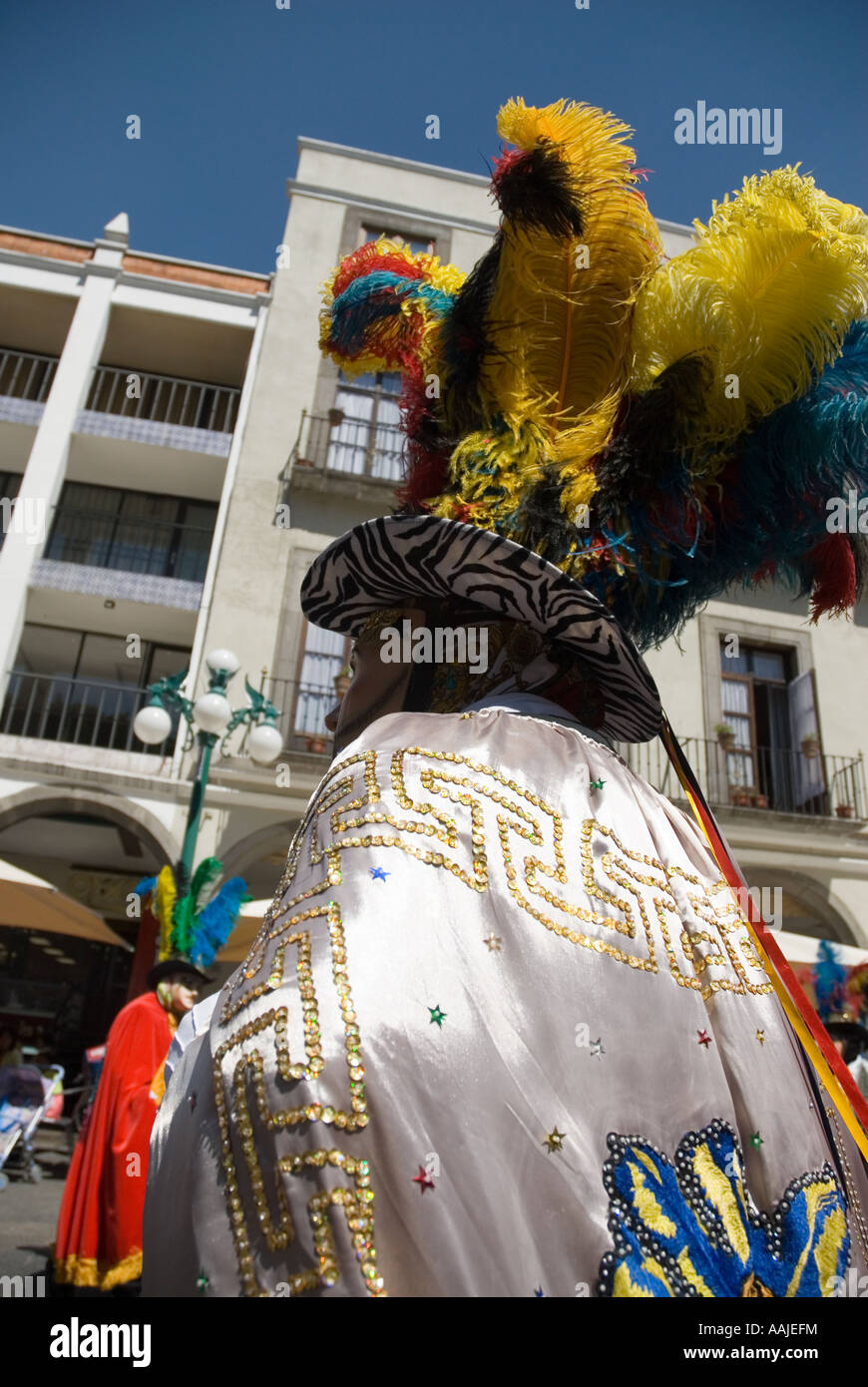 Carnival of masks and costumes in mexico city hi-res stock photography ...