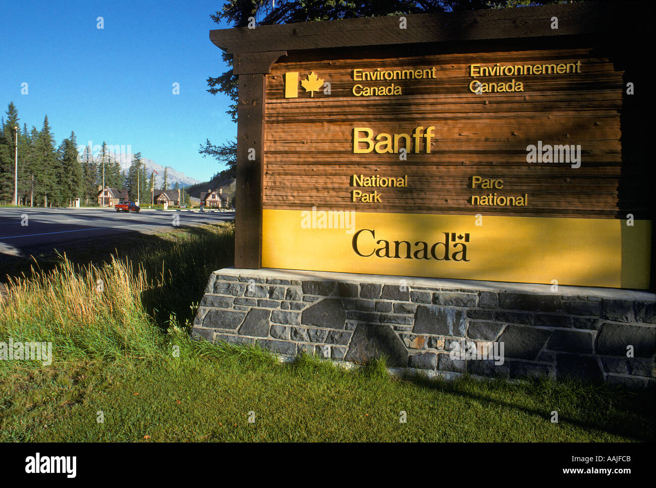 Entrance to Banff National Park AB additional images available of ...