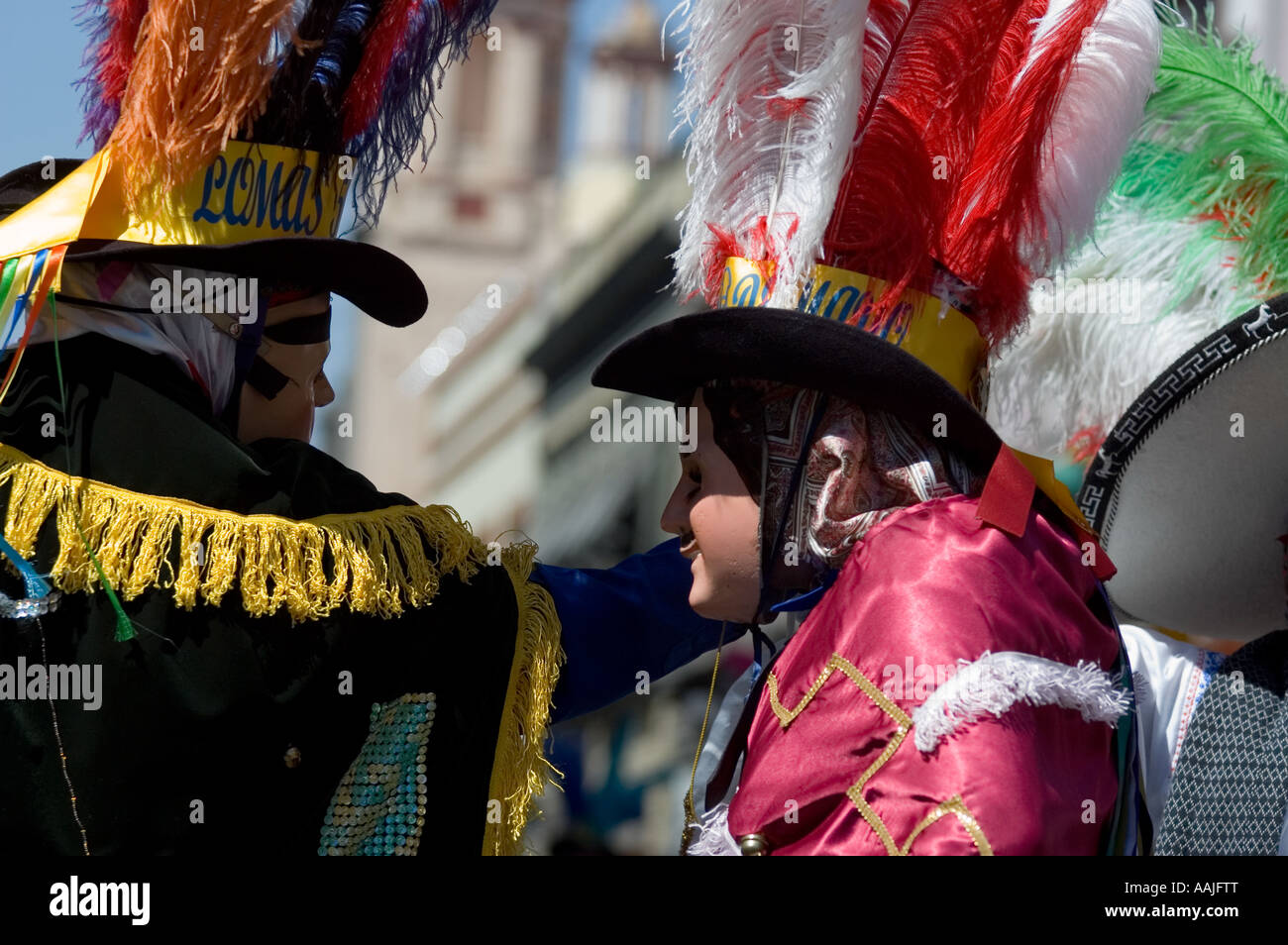 dancing mask carnival of puebla, mexico Stock Photo - Alamy
