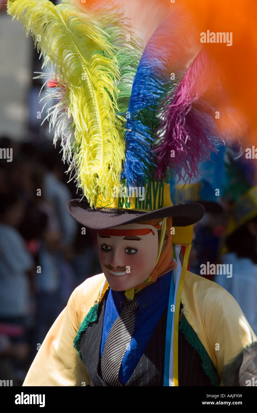 dancing mask carnival of puebla, mexico Stock Photo - Alamy
