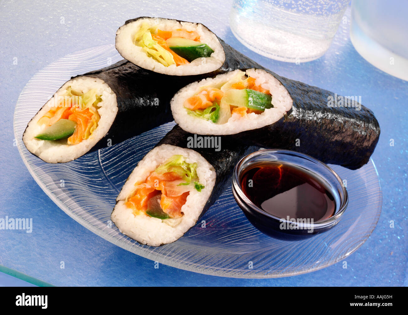 JAPANESE SUSHI WRAP Stock Photo - Alamy