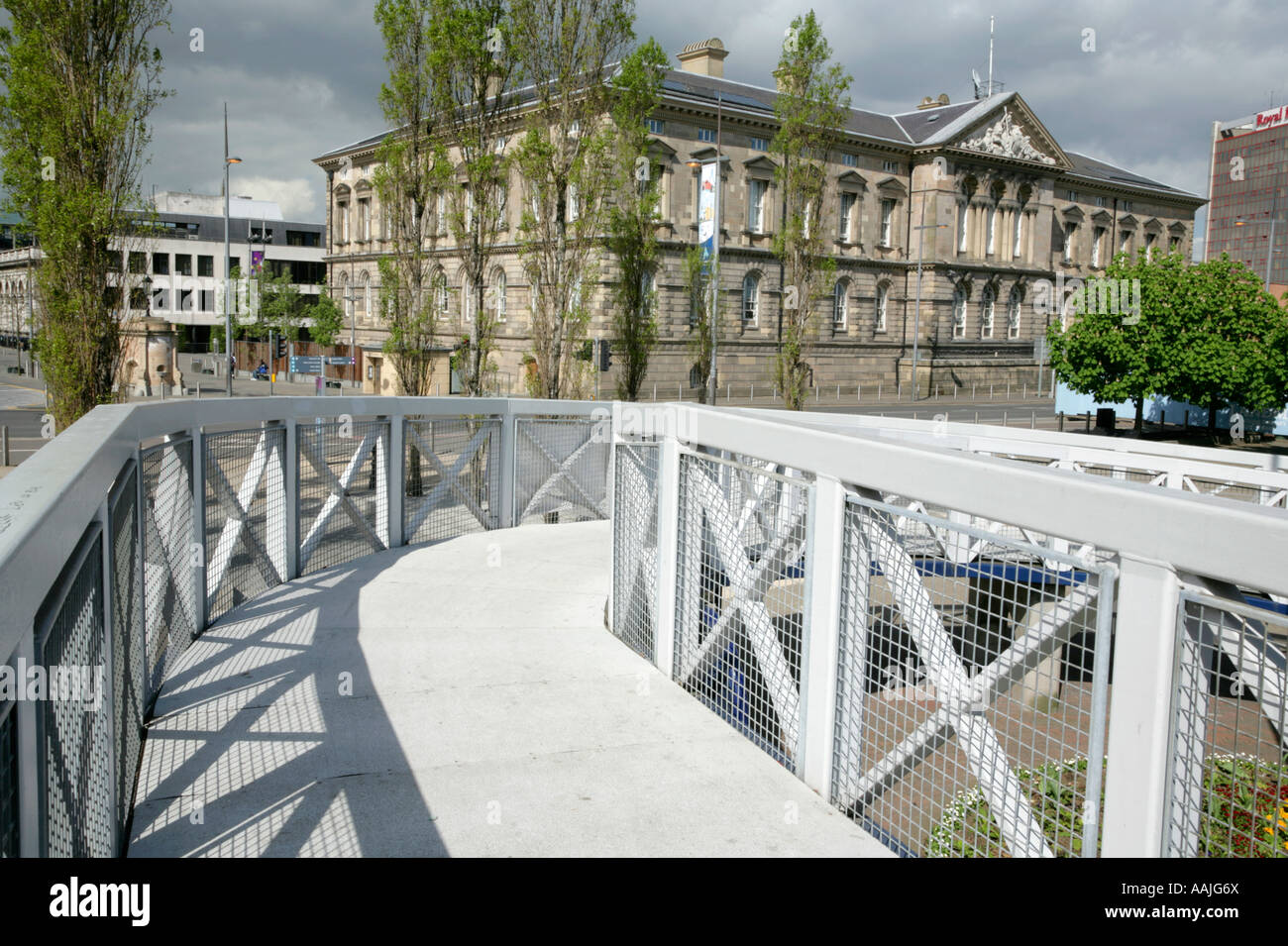 Customs House from the Lagan Weir redevelopment site, Donegall Quay ...