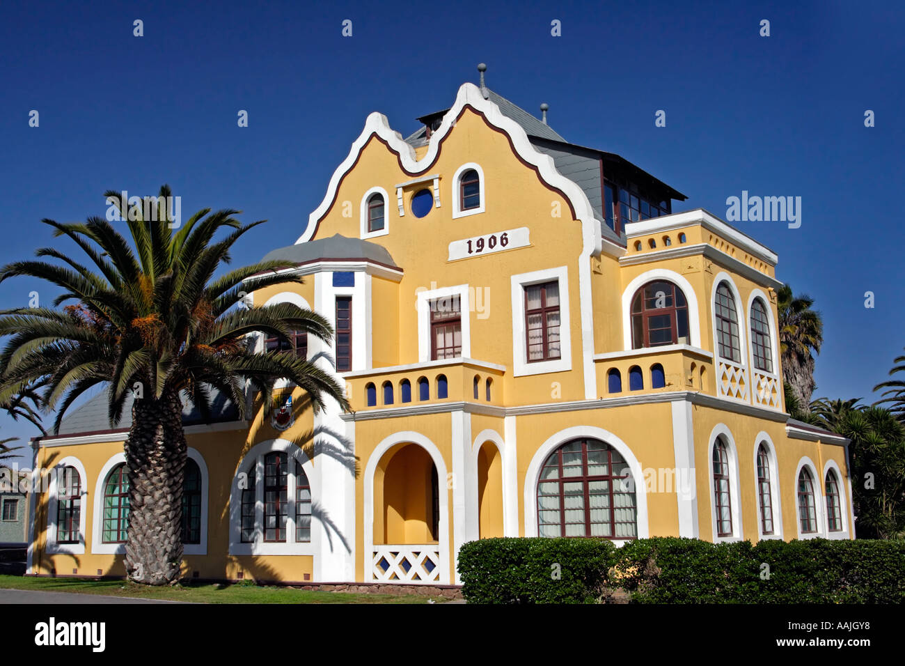 Old German Architecture in Swakopmund Stock Photo - Alamy