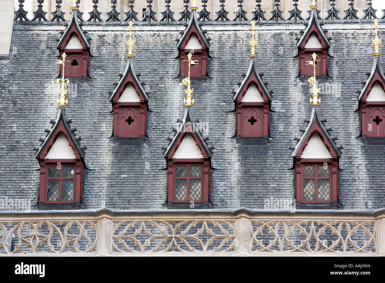 Church detail in Place des Heros Arras Northern France Stock Photo - Alamy