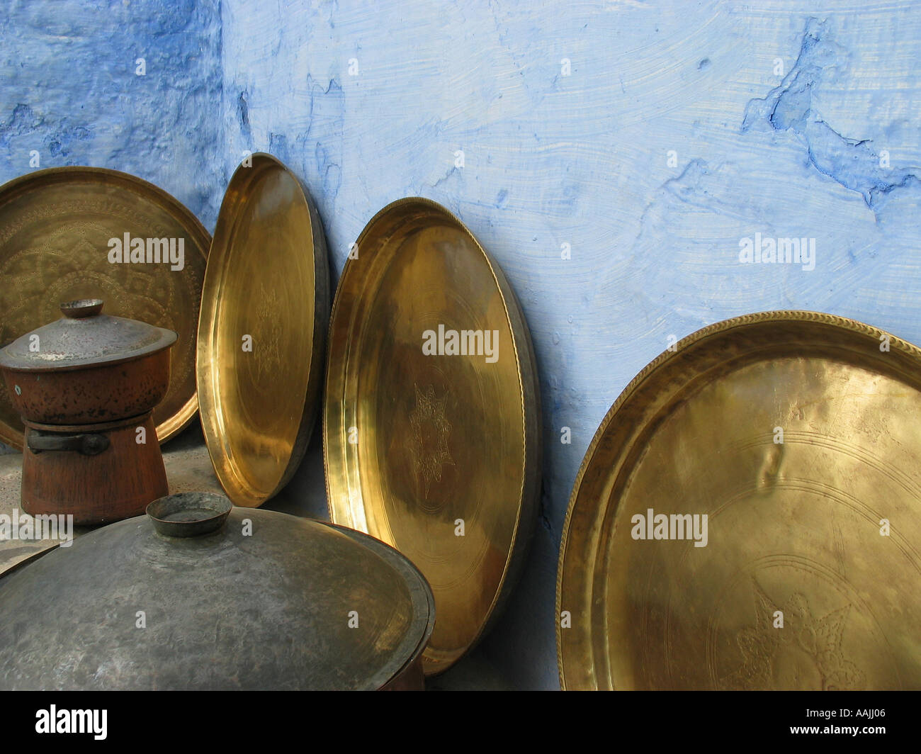 Moroccan Brass objects Stock Photo - Alamy