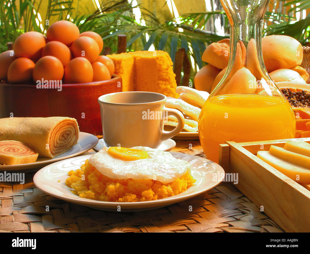 Brazilian typical breakfast Stock Photo - Alamy